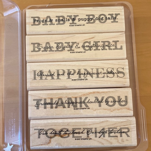 Stampin' Up! | Other | Stampin Up Word On Word Stamp Set | Poshmark